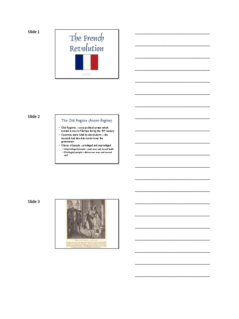 The French Revolution: The Old Regime (Ancien Regime) | PDF | Reason ...