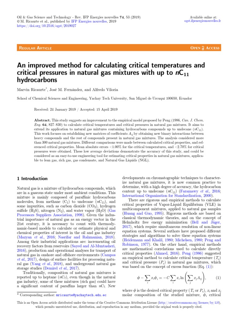 An Improved Method For Calculating Critical Temperatures and Critical ...