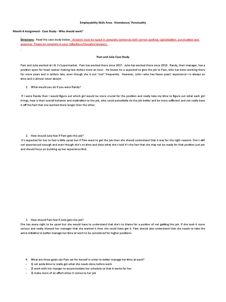 Punctuality Assignment | PDF | Applied Psychology | Cognitive Science