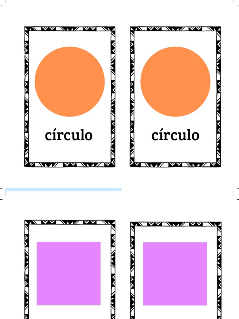 Memorama de Figuras Geométricas | PDF