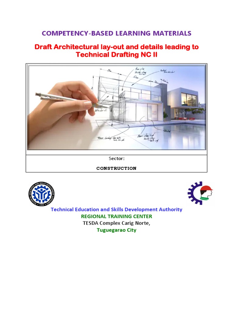 Draft Architectural Layout and Details Leading To Technical Drafting NC II PDF | PDF | Technical ...