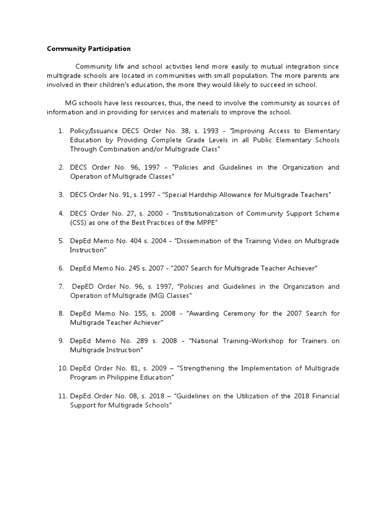 Community Participation | PDF