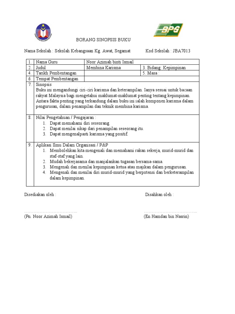 Koleksi Sinopsis Buku | PDF