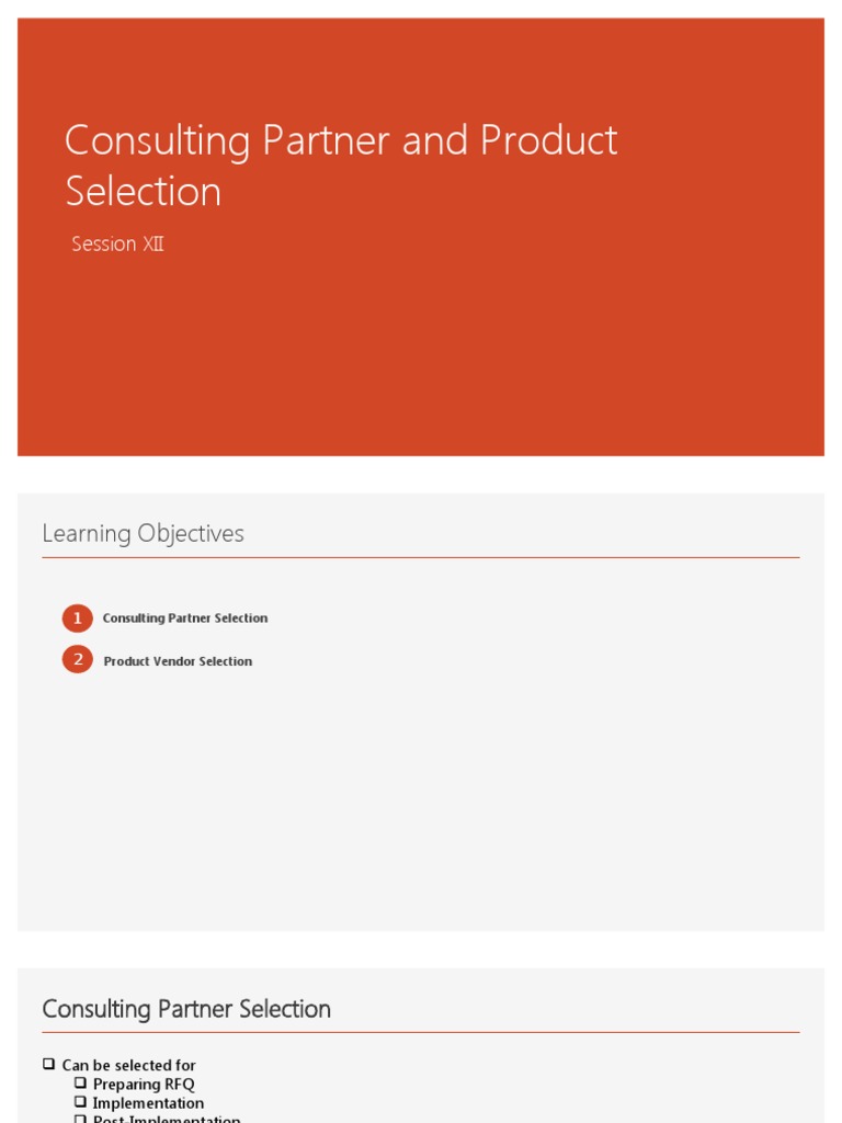 ERP Session XII | PDF | Enterprise Resource Planning | Project Management