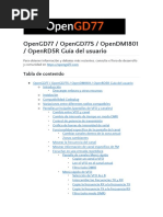 Manual OpenGD77 Español | PDF | Modulación de frecuencia | Poder (Física)