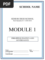 My Reflection in Philipines Politics and Governance | PDF | Human Nature | Cognition