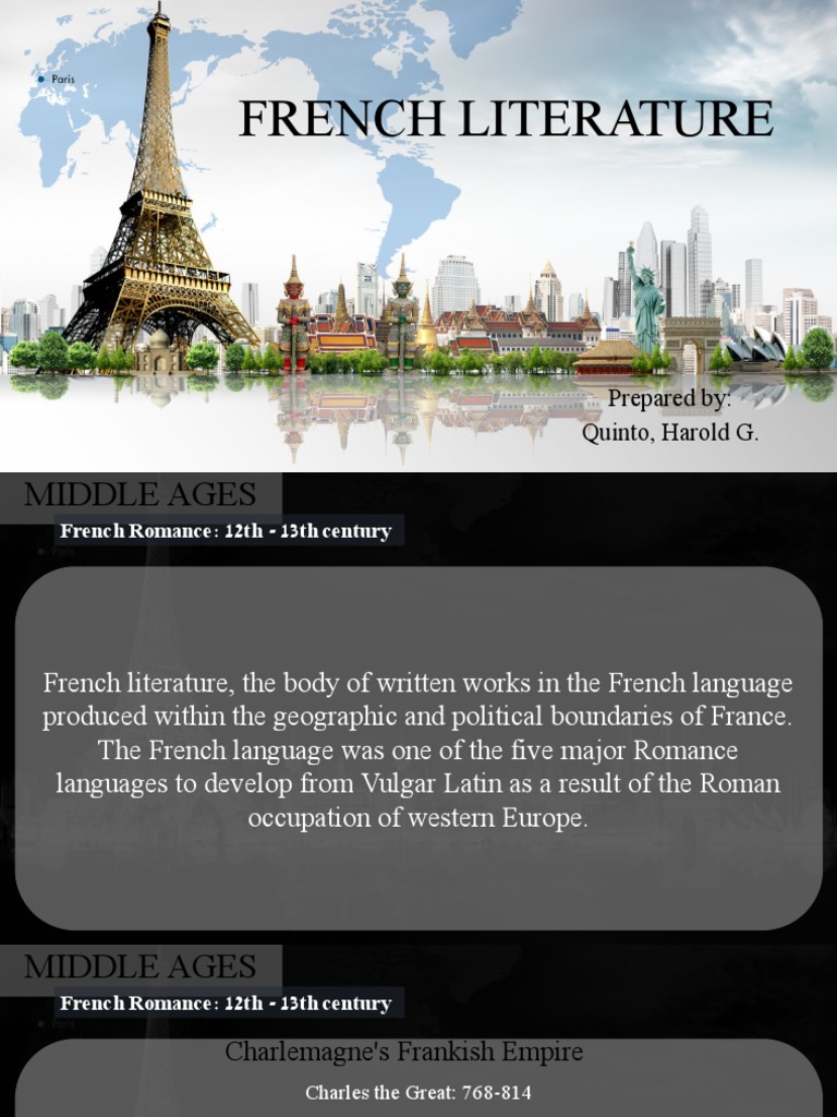 French Literature | PDF | Charlemagne | Alexandre Dumas