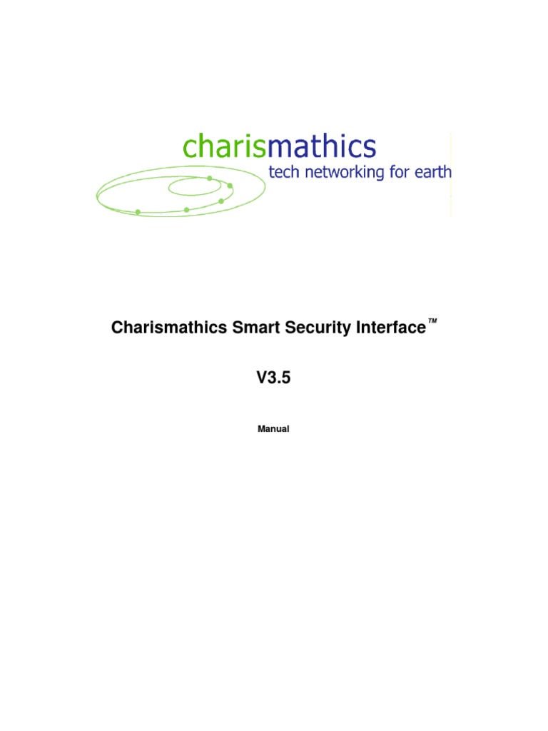 Charismathics Smart Security Interface: Manual | PDF | Key (Cryptography) | Personal ...