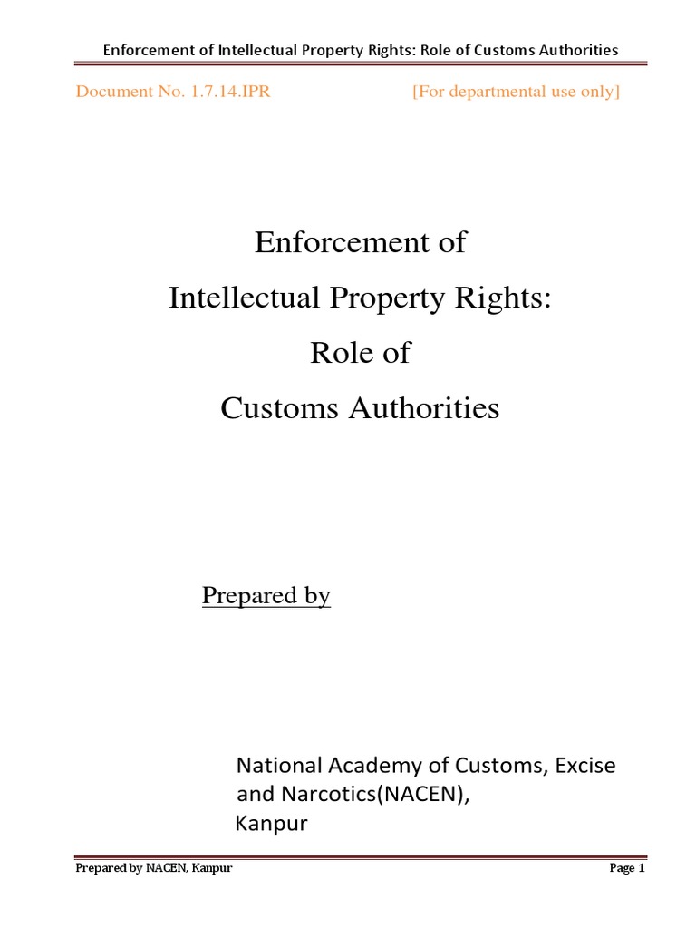 Comprehensive Overview of Intellectual Property Rights and the Role of ...