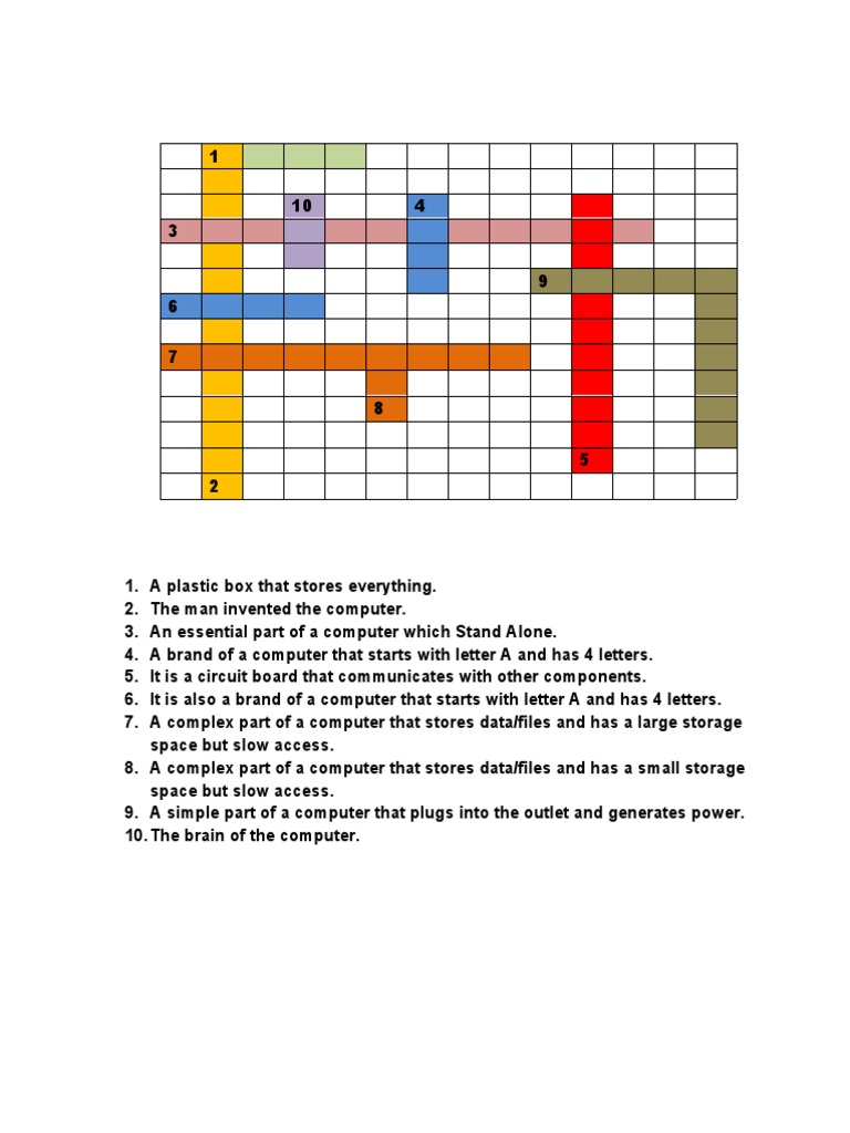 Computer Puzzle | PDF