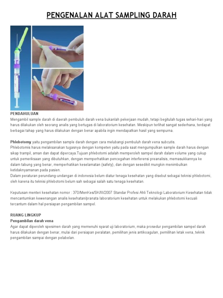 Pengenalan Alat Sampling | PDF | Pengembangan Diri