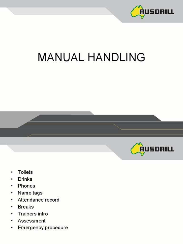 Manual Handling | PDF | Diseases And Disorders | Injury
