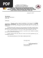 APS Letter Request For Sangguniang Bayan To Approve Ordinances | PDF