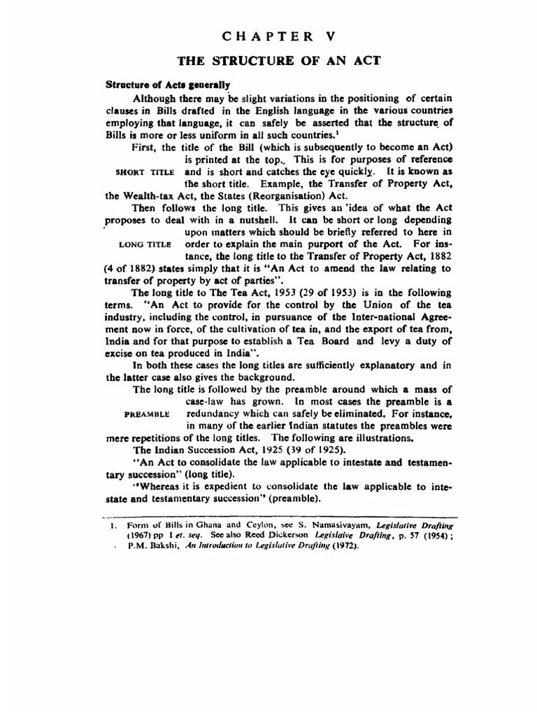 The Structure of An Act | PDF | Repeal | Bill (Law)
