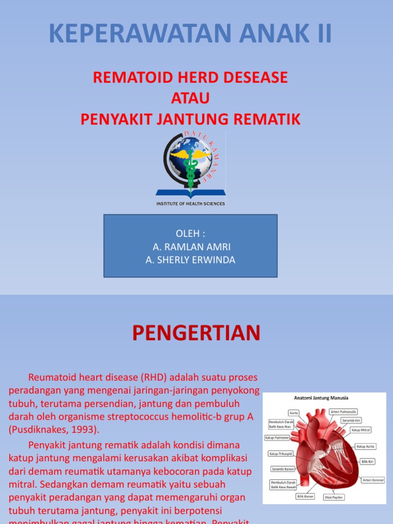 Penyakit Jantung Rematik Atau RHD | PDF