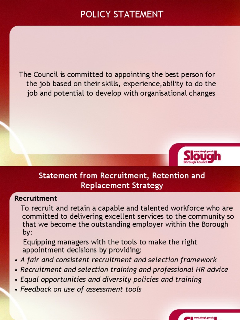 Recruitment Selection Training | PDF | Recruitment | Competence (Human ...