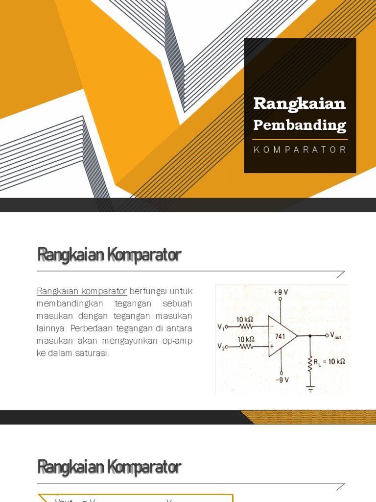 Rangkaian Komparator dan Fungsinya | PDF
