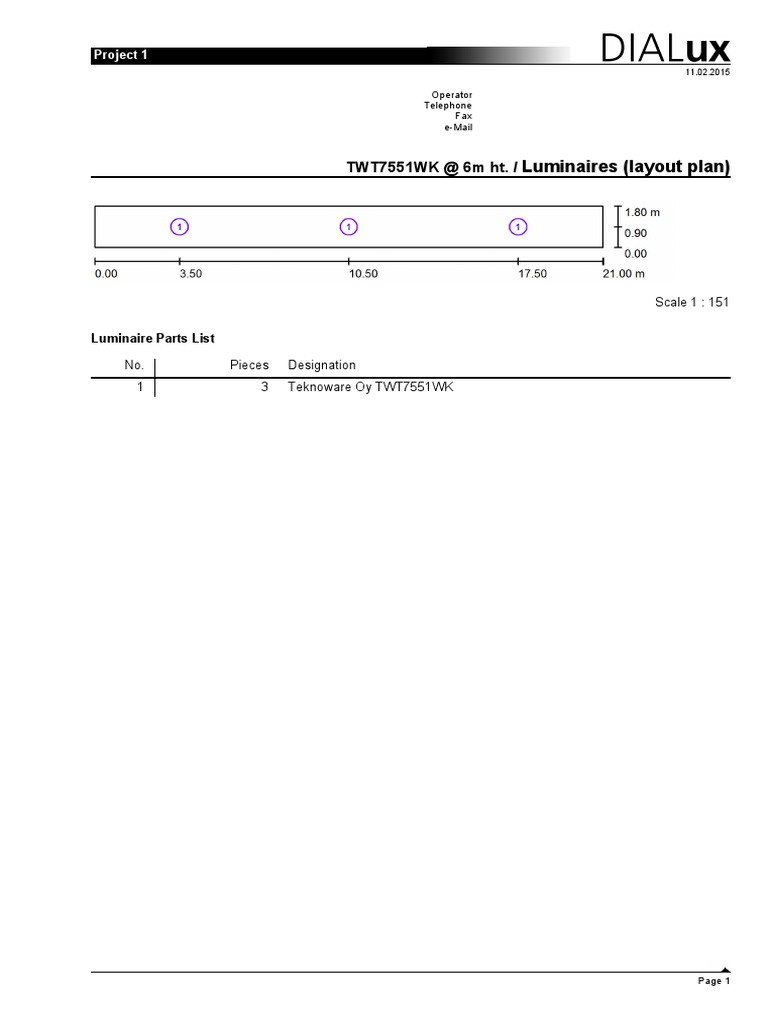 Sample Dialux PDF | PDF | Nature