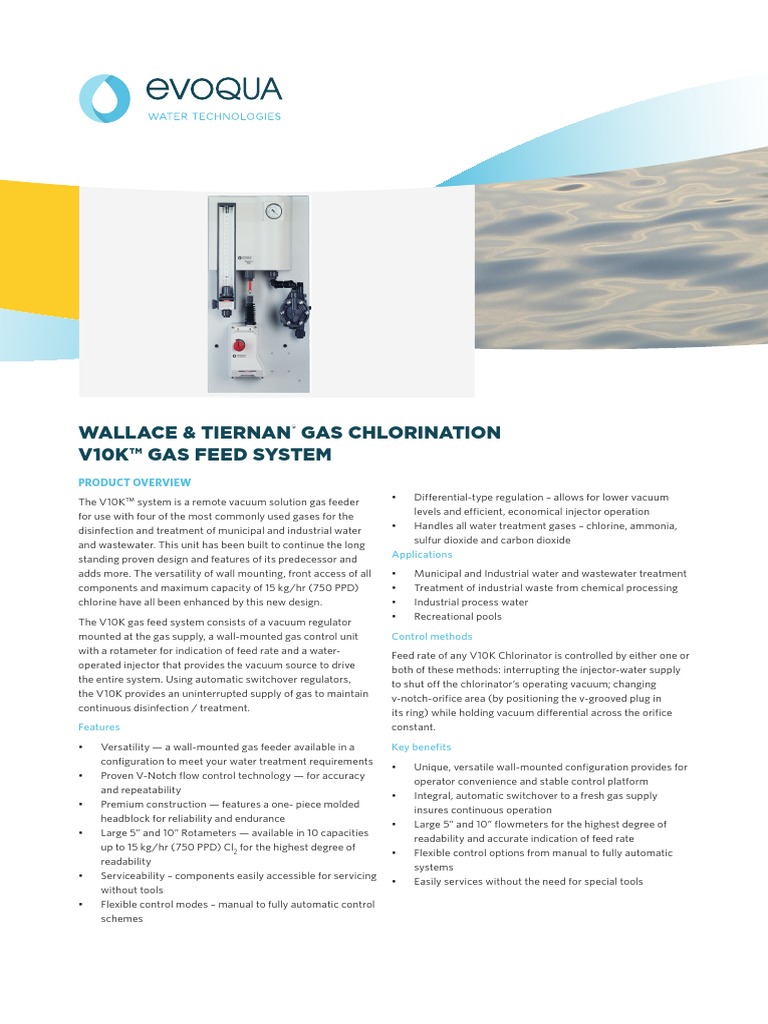 The V10k Vacuum Gas Feed System Brochure | PDF | Valve | Equipment