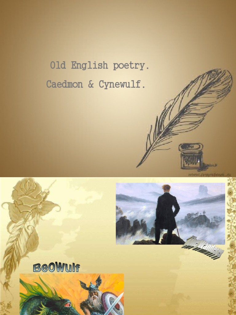 Old English Poetry. Caedmon & Cynewulf | PDF | Poetry | Classics