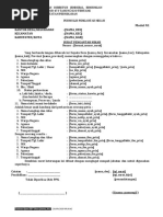 Model N6 (FORMULIR SURAT KETERANGAN KEMATIAN) | PDF