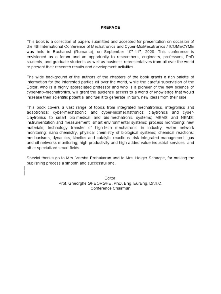 Proceedings of the 4th International Conference of Mechatronics and ...