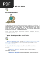 Dispozitive Periferice de Intrare | PDF