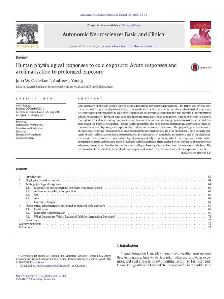 Autonomic Neuroscience: Basic and Clinical: John W. Castellani, Andrew ...