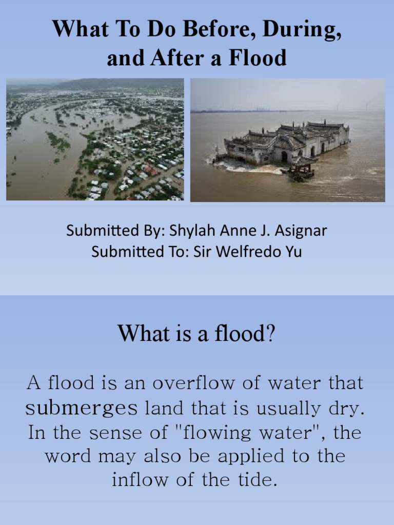 Prepare for Floods Before, During and After | PDF | Flood | Rain