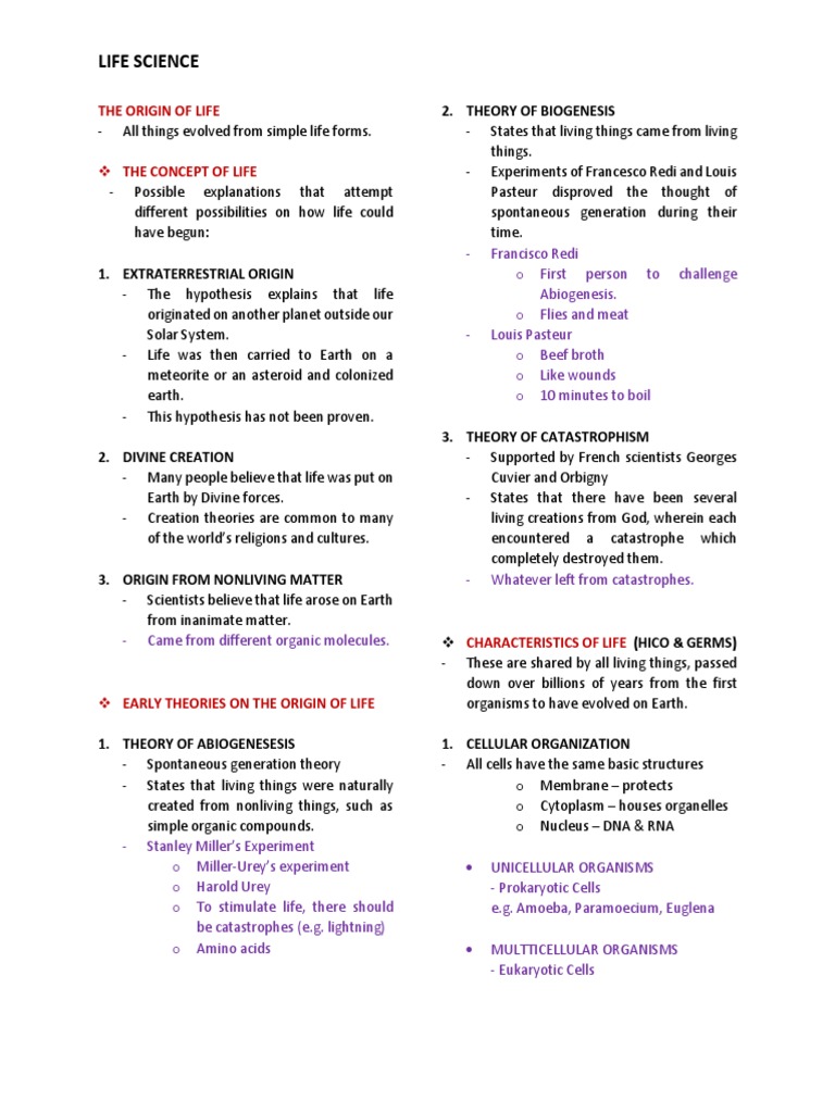 Grade 11 Biology Reviewer | PDF | Cell (Biology) | Endoplasmic Reticulum