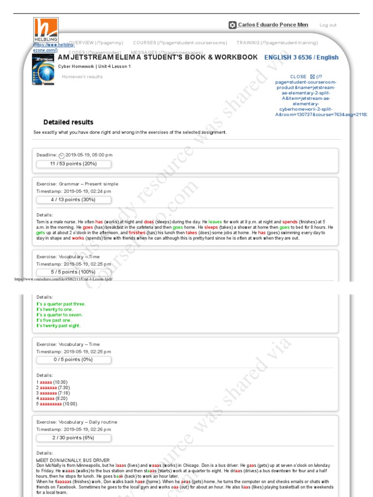 This Study Resource Was Shared Via: Am Jetstream Elem A Student'S Book & Workbook | PDF