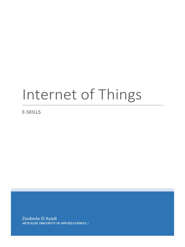 Internet of Things | PDF | Internet Of Things | Internet