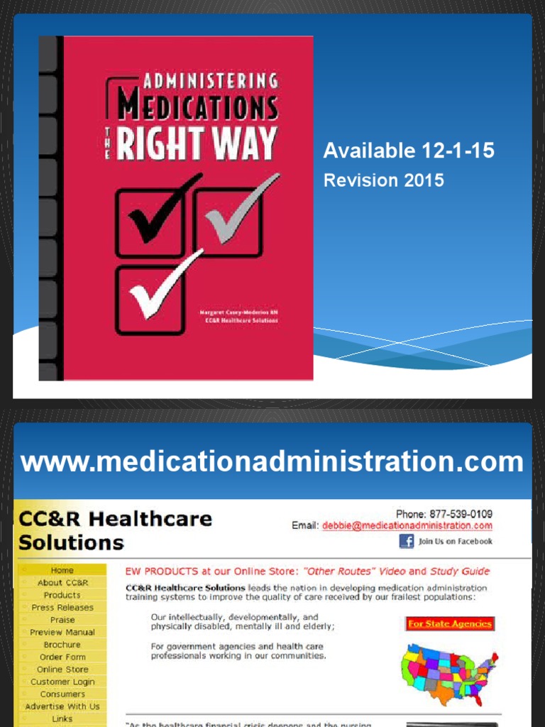 MAP - Admin Meds Right - Final | PDF | Medicine | Pharmacy