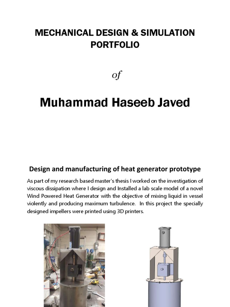 Mechanical Design Portfolio - Compressed | PDF | Finite Element Method ...