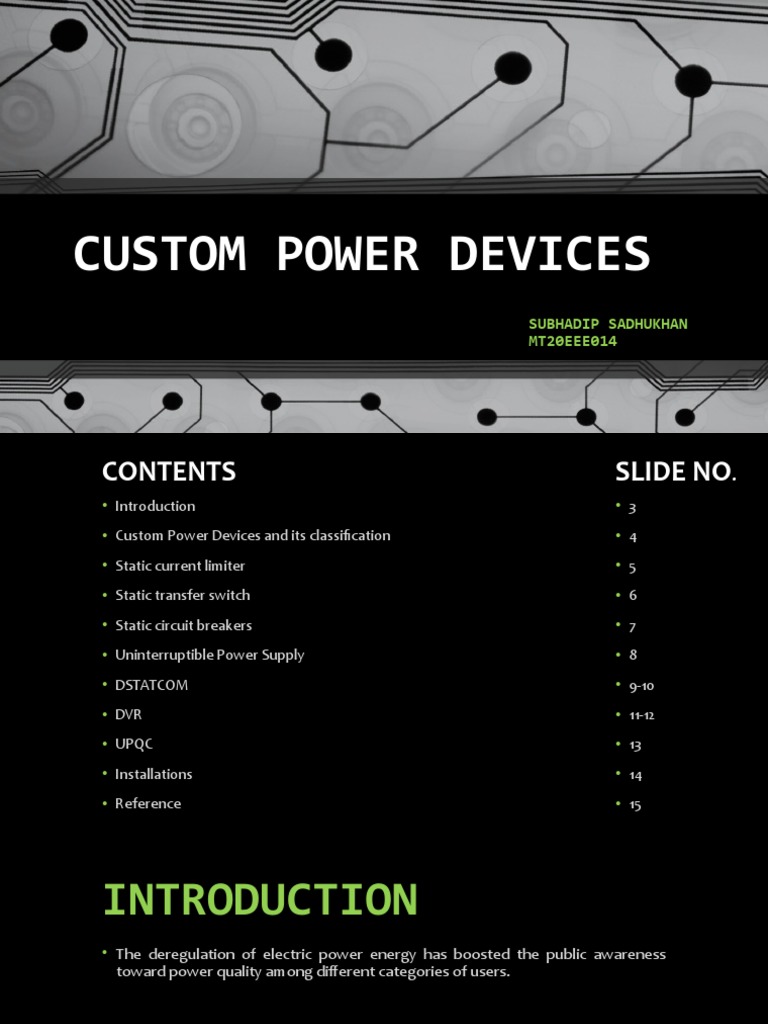 Custom Power Devices | PDF | Power Supply | Power Inverter