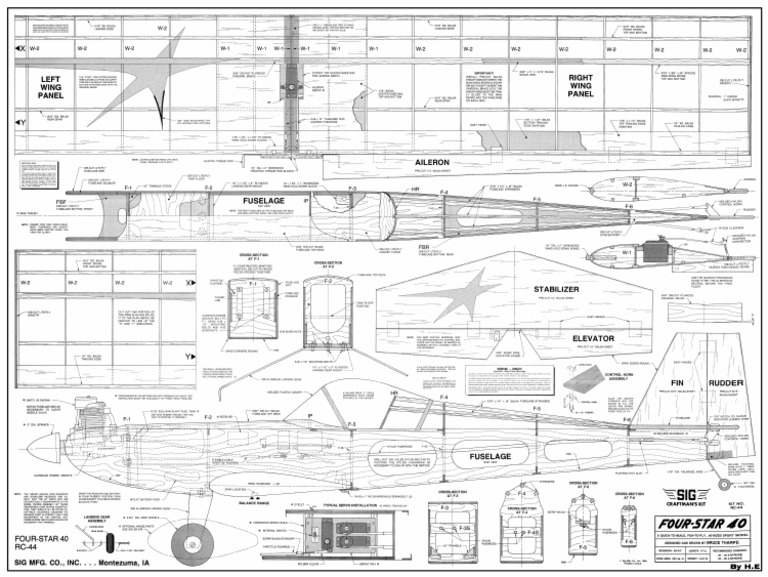 Four-Star 40 Plan RC 44 | PDF