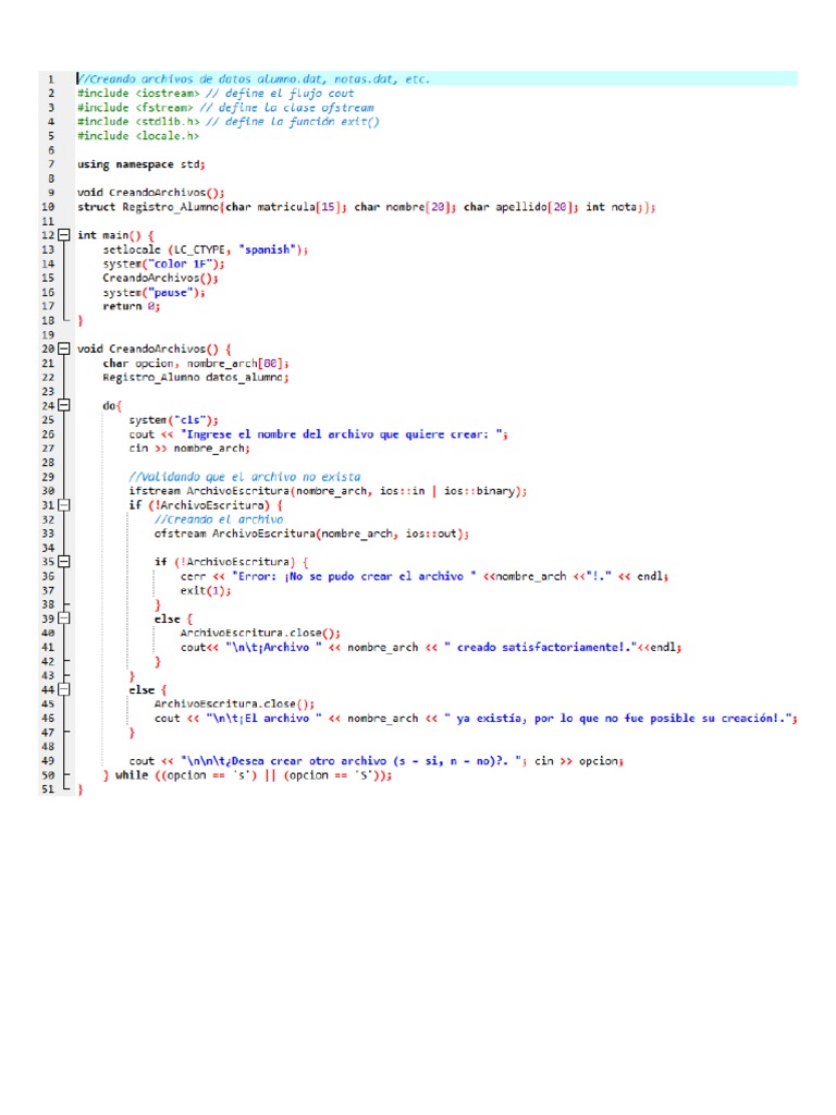 Ejemplos de Programas en C++ Con Struct - Operaciones Principales Con ...