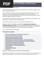 Identify Your Core Fear | PDF | Aggression | Anger