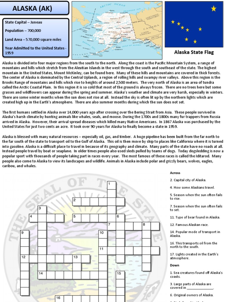 2 - Alaska - Worksheets | PDF | Alaska | Mountains