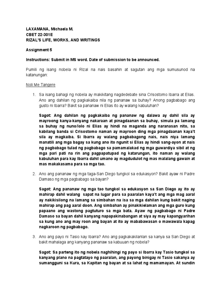 Assignment 5 LAXAMANA | PDF