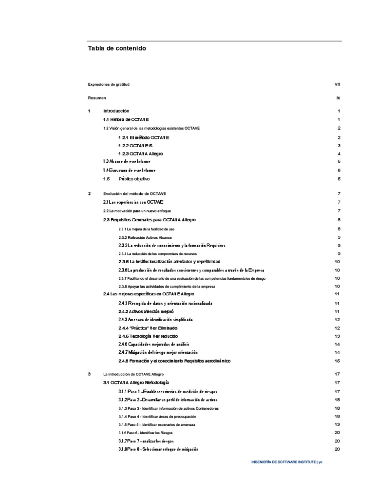 08 OCTAVE Allegro (003-005) .En - Es | PDF | Ciencia de sistemas ...