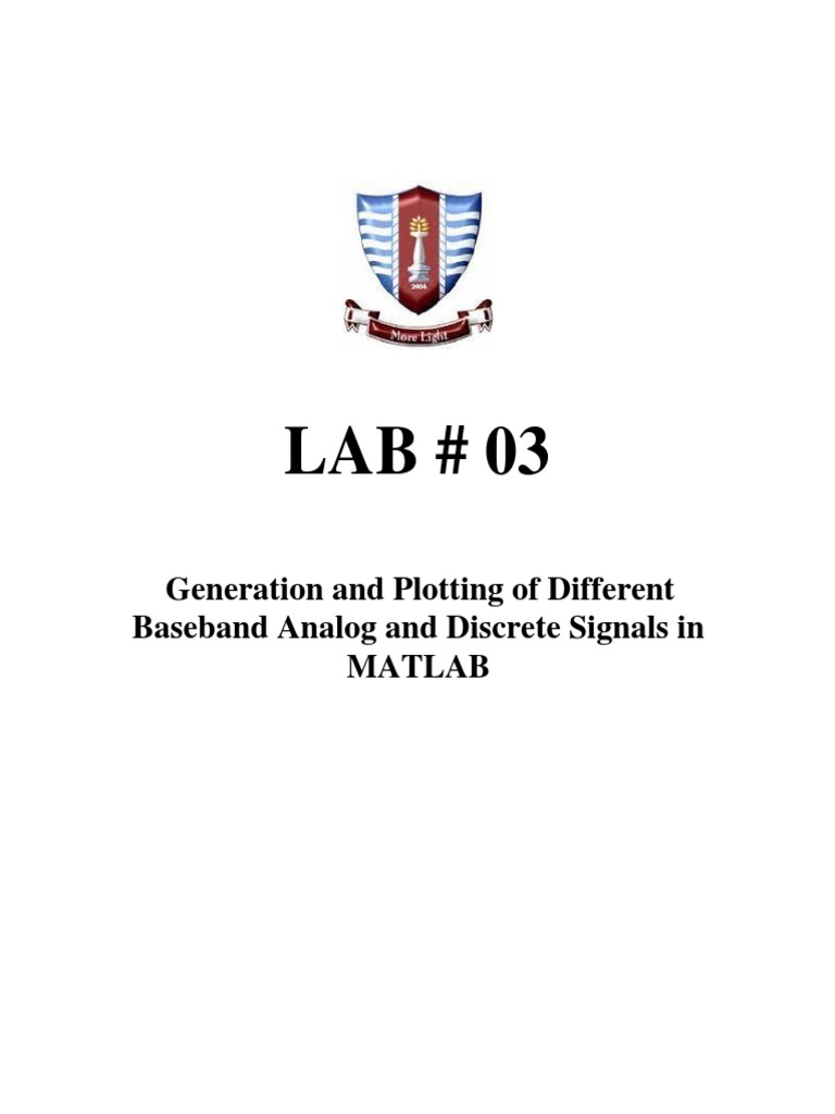LAB 3 Matlab | PDF | Trigonometric Functions | Matlab
