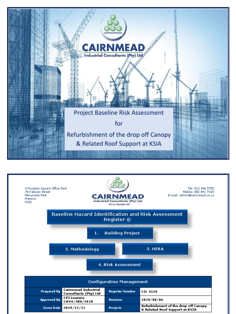 Project Baseline Risk Assessment REF DIA61362019RFP | PDF | Risk ...