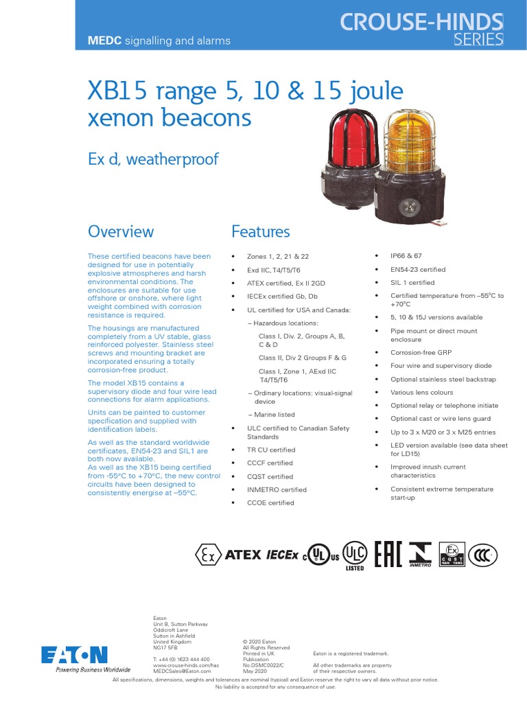 Cooper Medc Datasheet dsmc0022c xb15 | PDF | Manufactured Goods ...