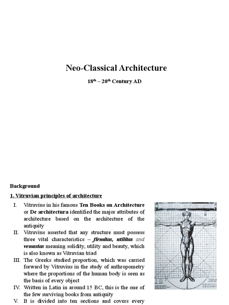 Neoclassical Architecture in France | PDF | France | French Revolution