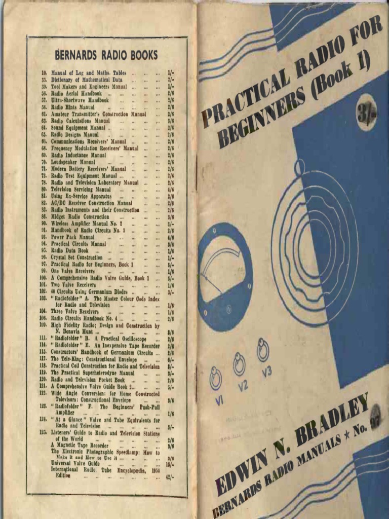 Practical Radio For Beginners Book 1 Bernard 97 Edwin Bradley PDF | PDF ...