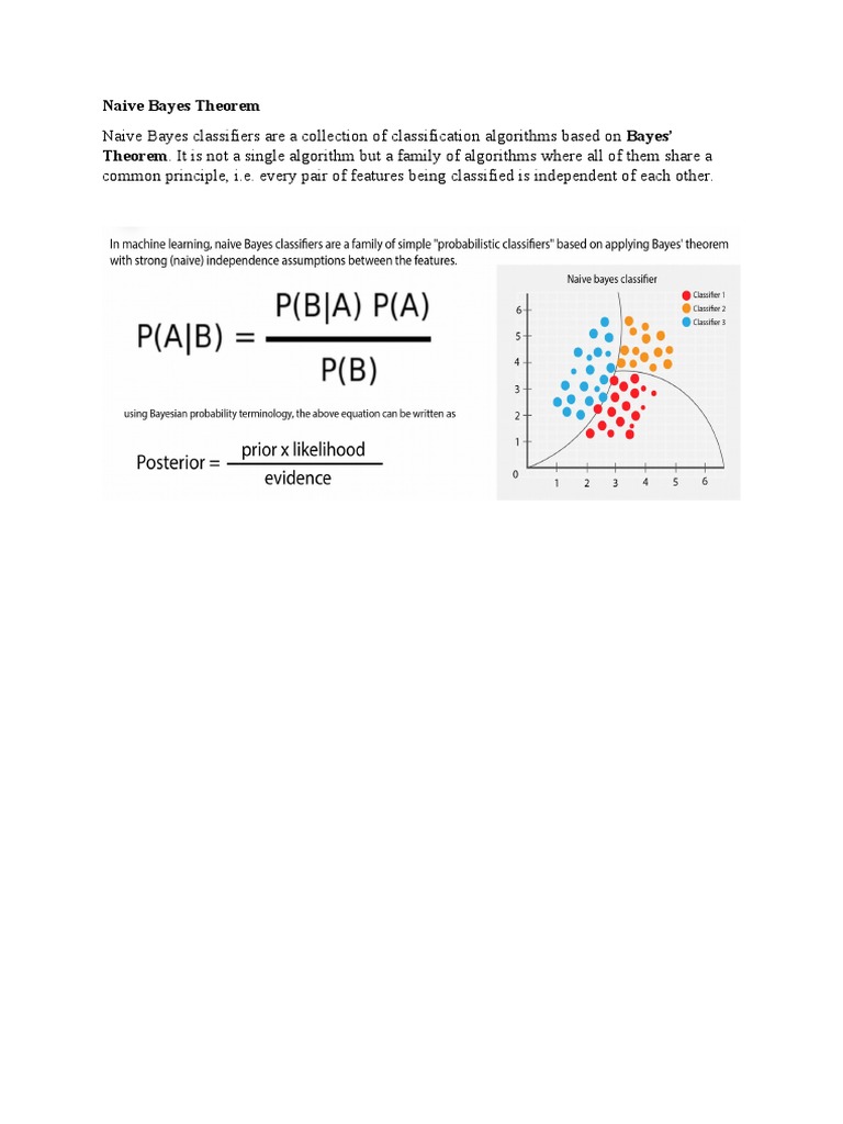 Naive Bayes Theorem | PDF