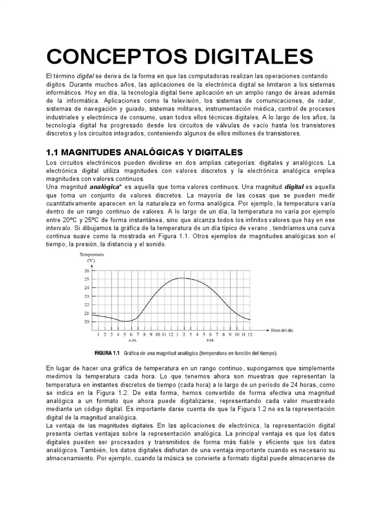 Señales Analogicas y Digitales PDF | PDF | Señal analoga | Electromagnetismo