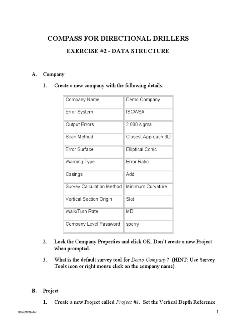 11 - Compass For DD - Data Structure Exercise - 061005 | Download Free ...