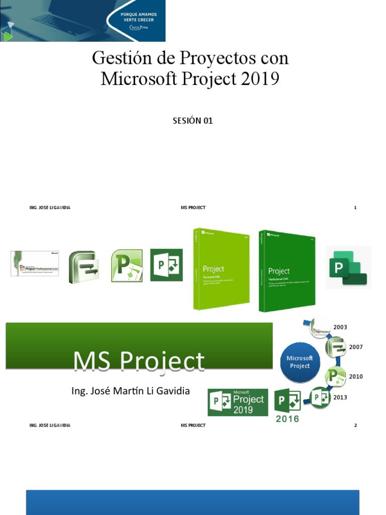 MS Project 01 | Descargar gratis PDF | Gestión de proyectos | Proyectos